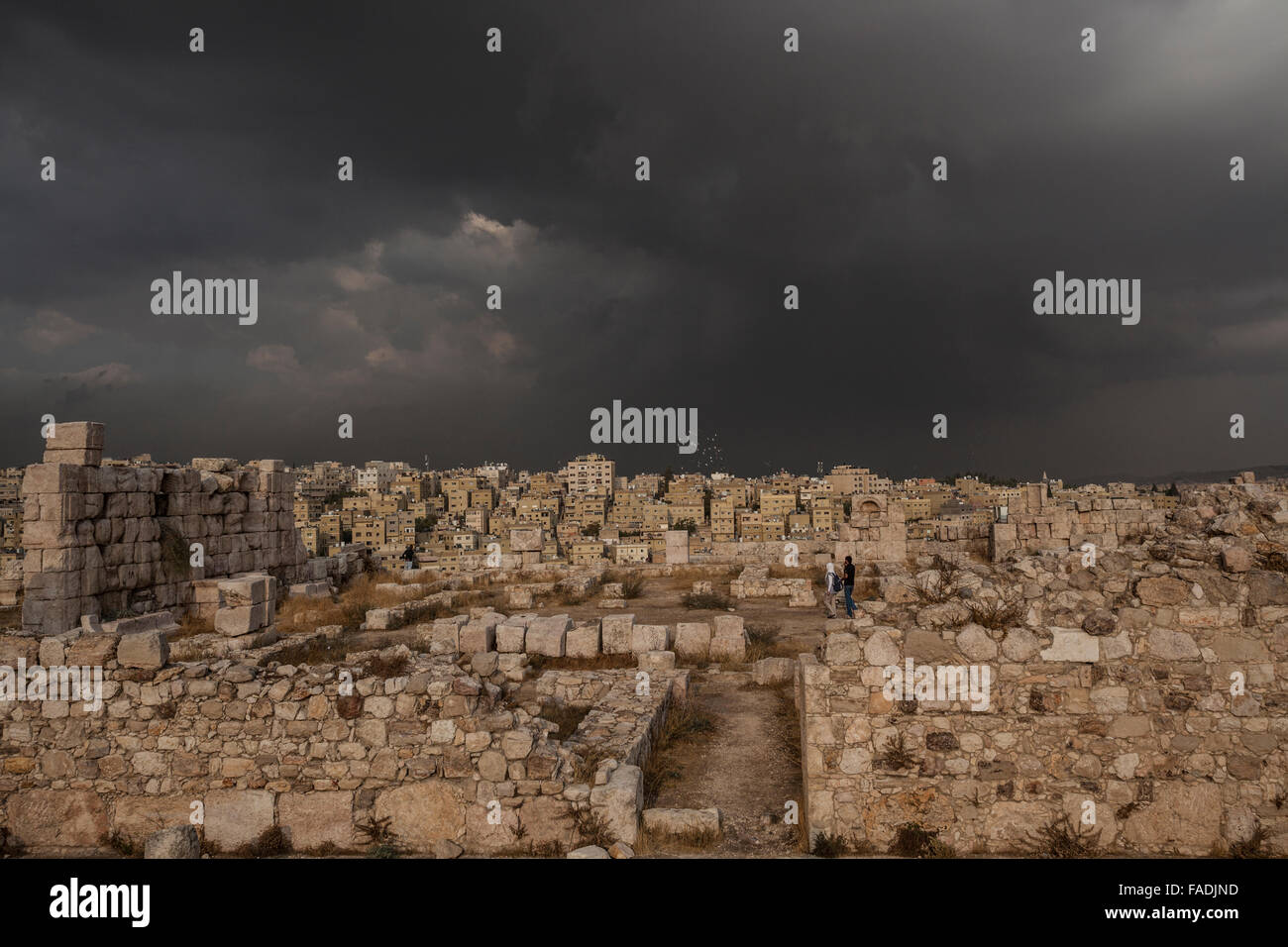 Citadel, Amman, Jordan, Middle East Stock Photo - Alamy