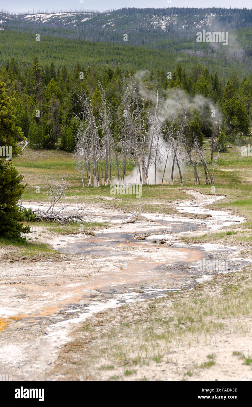 Yellowstone smoke hi-res stock photography and images - Alamy