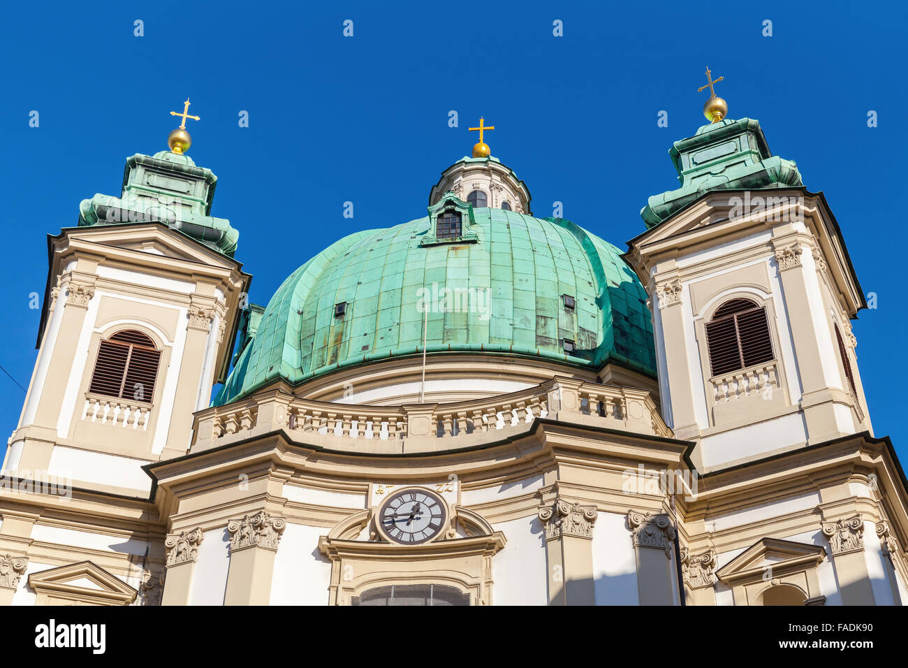 St peters church in vienna hi-res stock photography and images - Alamy
