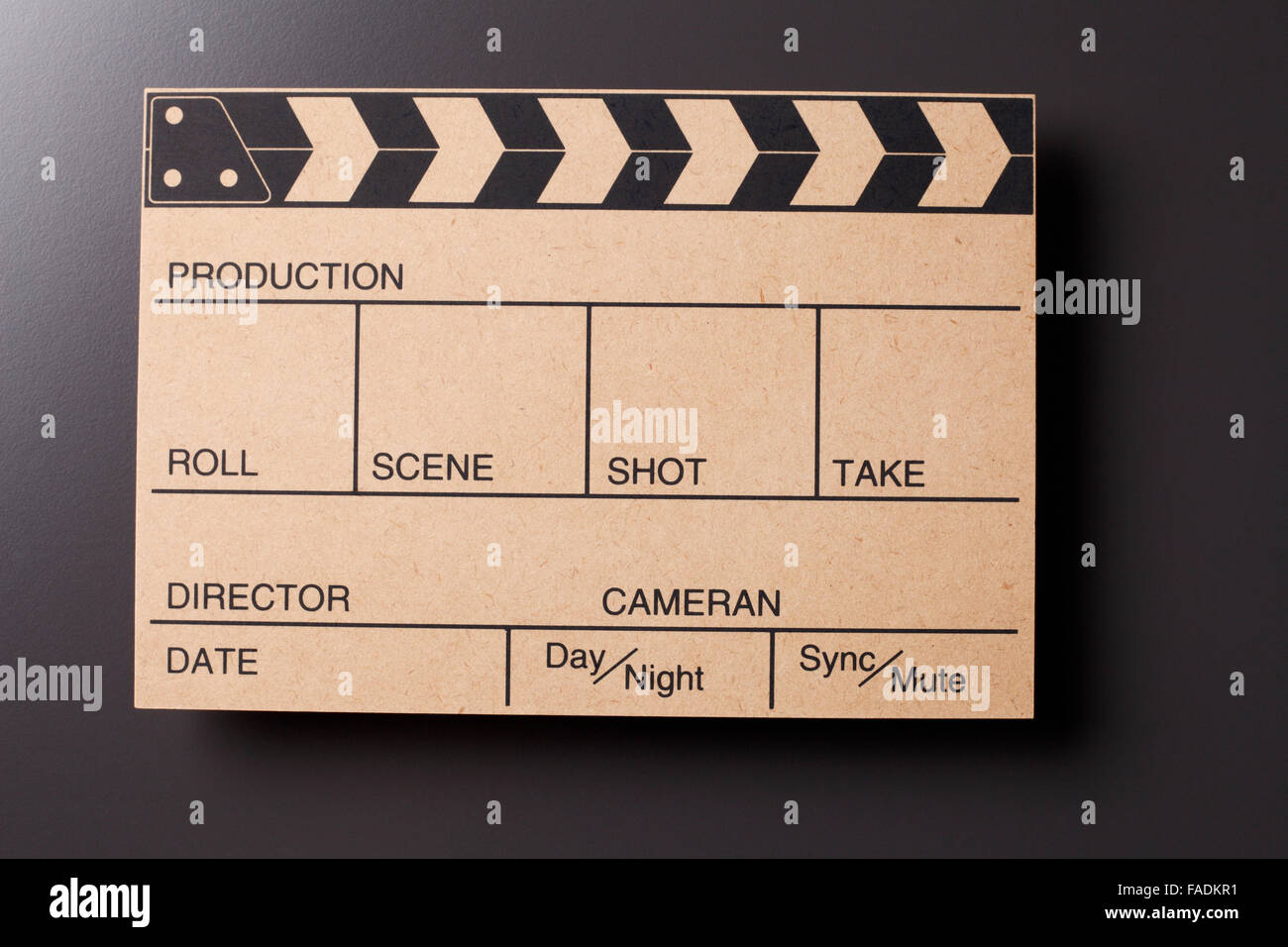 Close up of the Clapper board Stock Photo - Alamy
