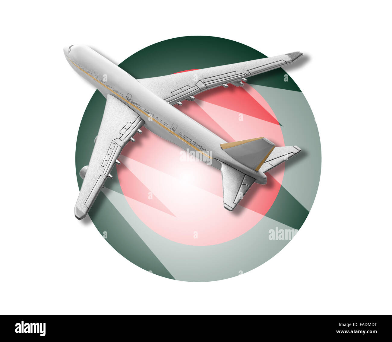 Plane bangladesh flag hi-res stock photography and images - Alamy