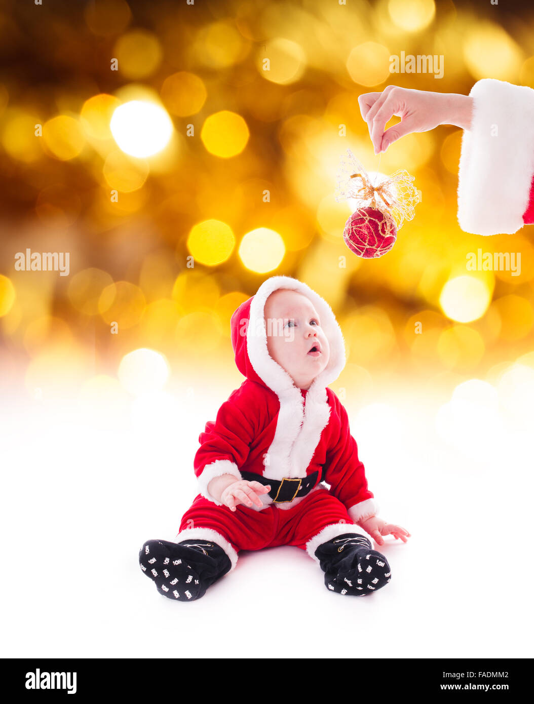 The Santa boy Stock Photo - Alamy