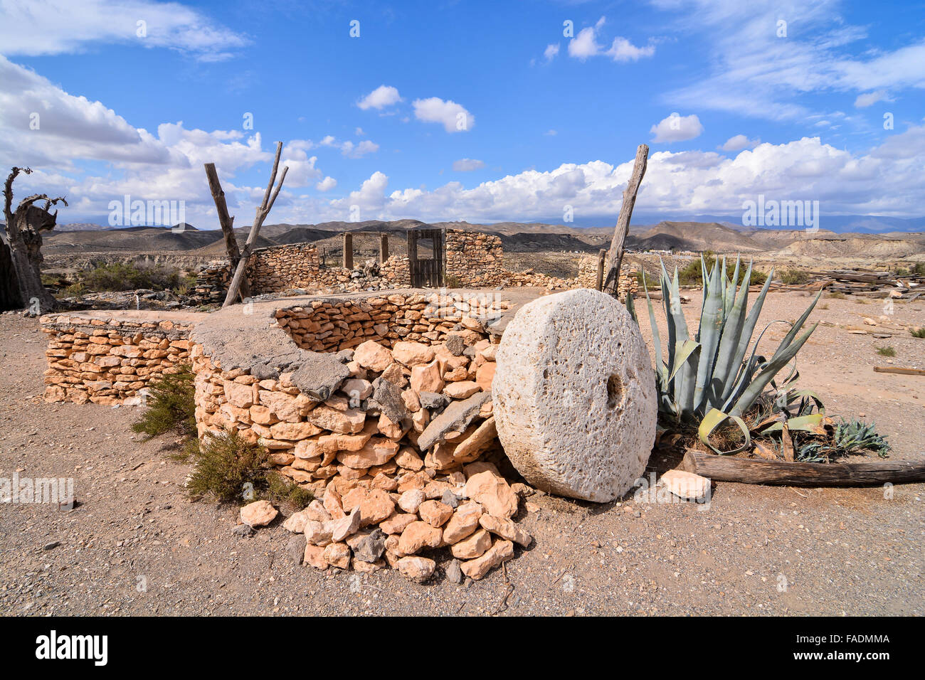 Dry Desert Landscape Stock Photo - Alamy