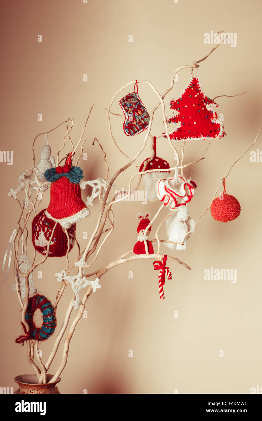 Christmas handmade decor Stock Photo - Alamy