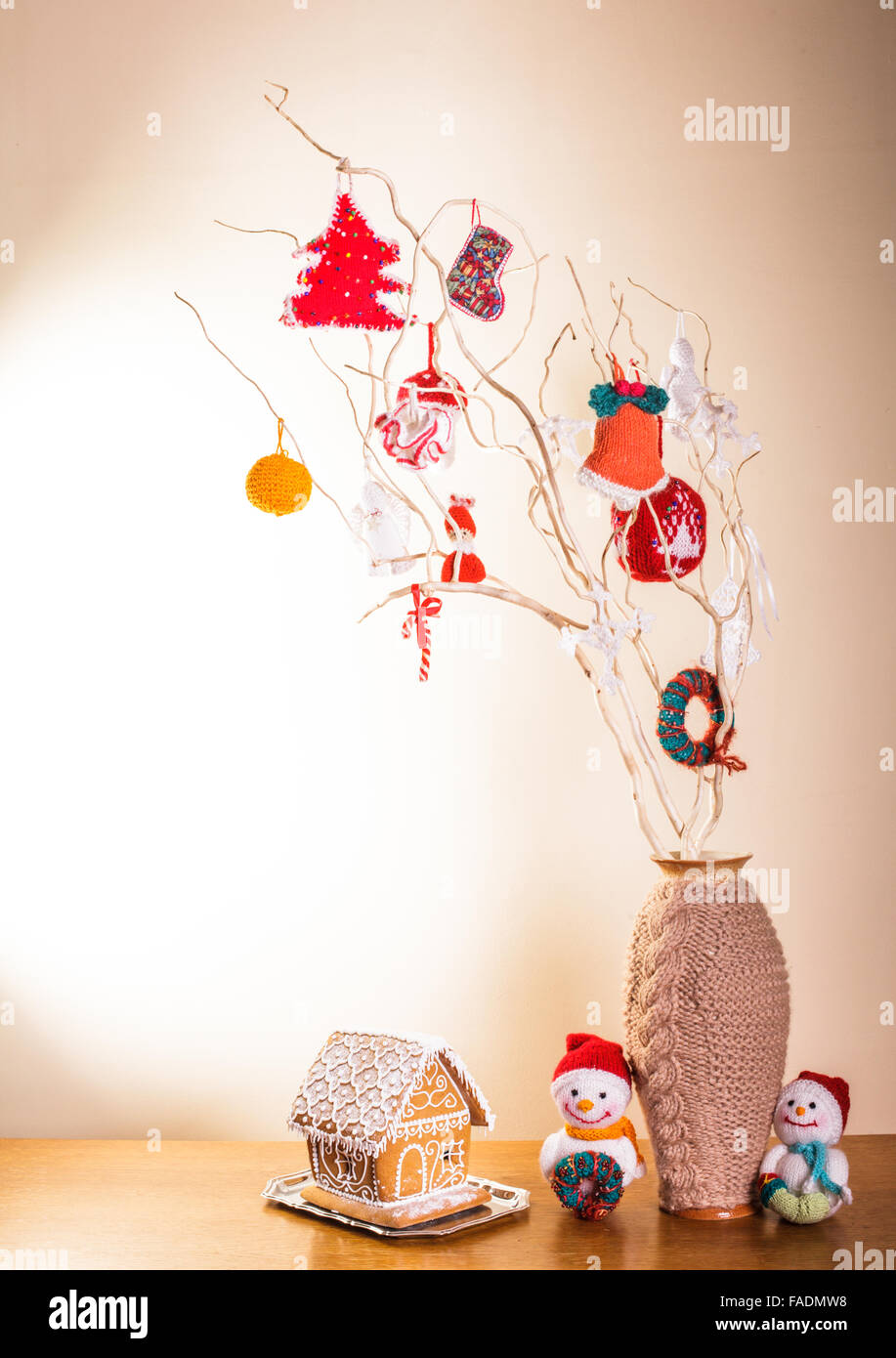 Christmas handmade decor Stock Photo - Alamy