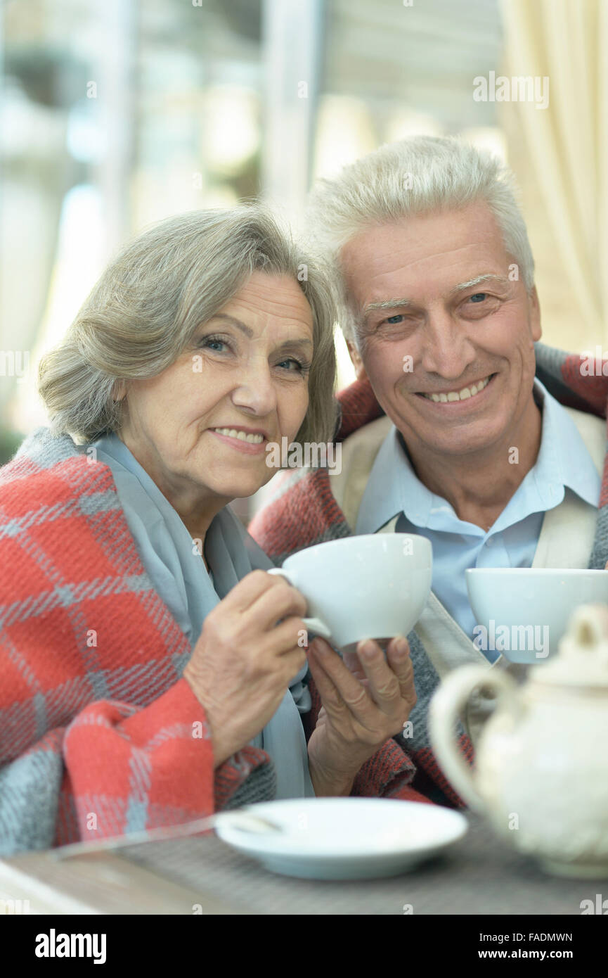 Happy beautiful elderly people Stock Photo - Alamy