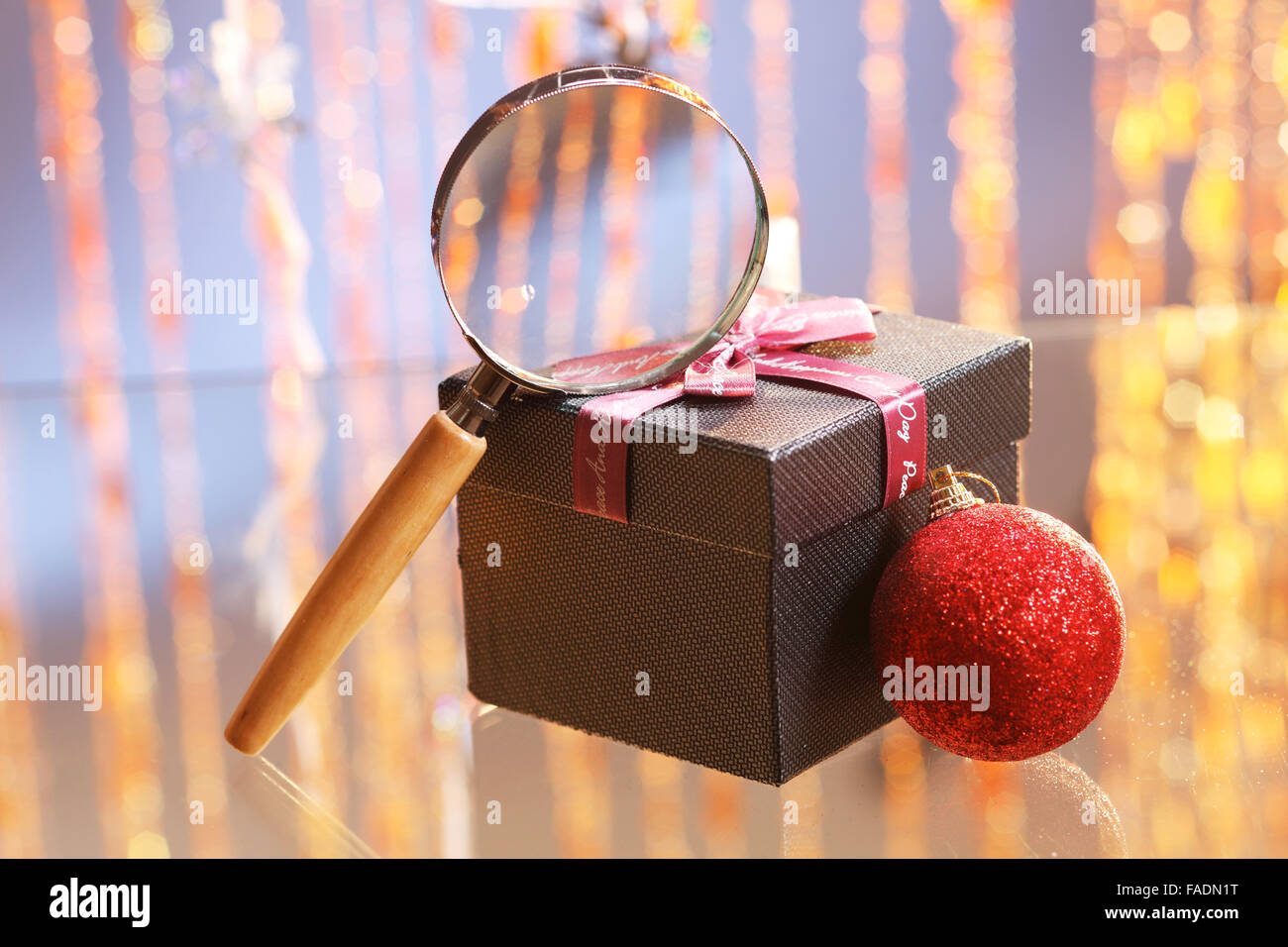 looking for the christmas gift Stock Photo - Alamy