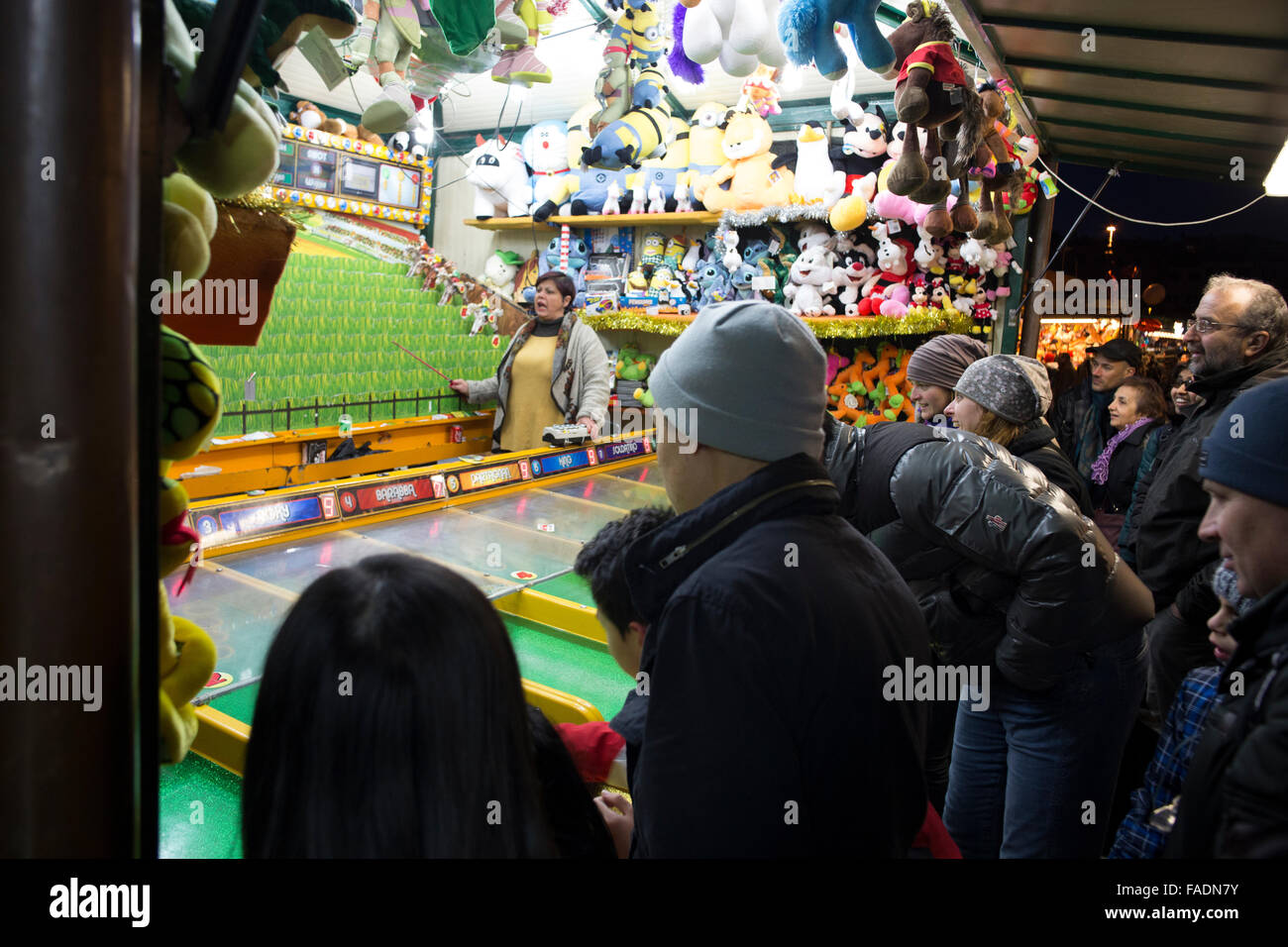 game in an amusement park Stock Photo - Alamy