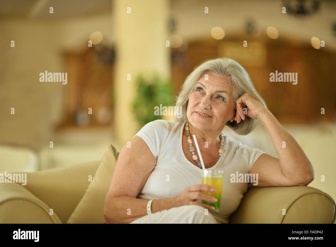 Nice senior woman Stock Photo - Alamy