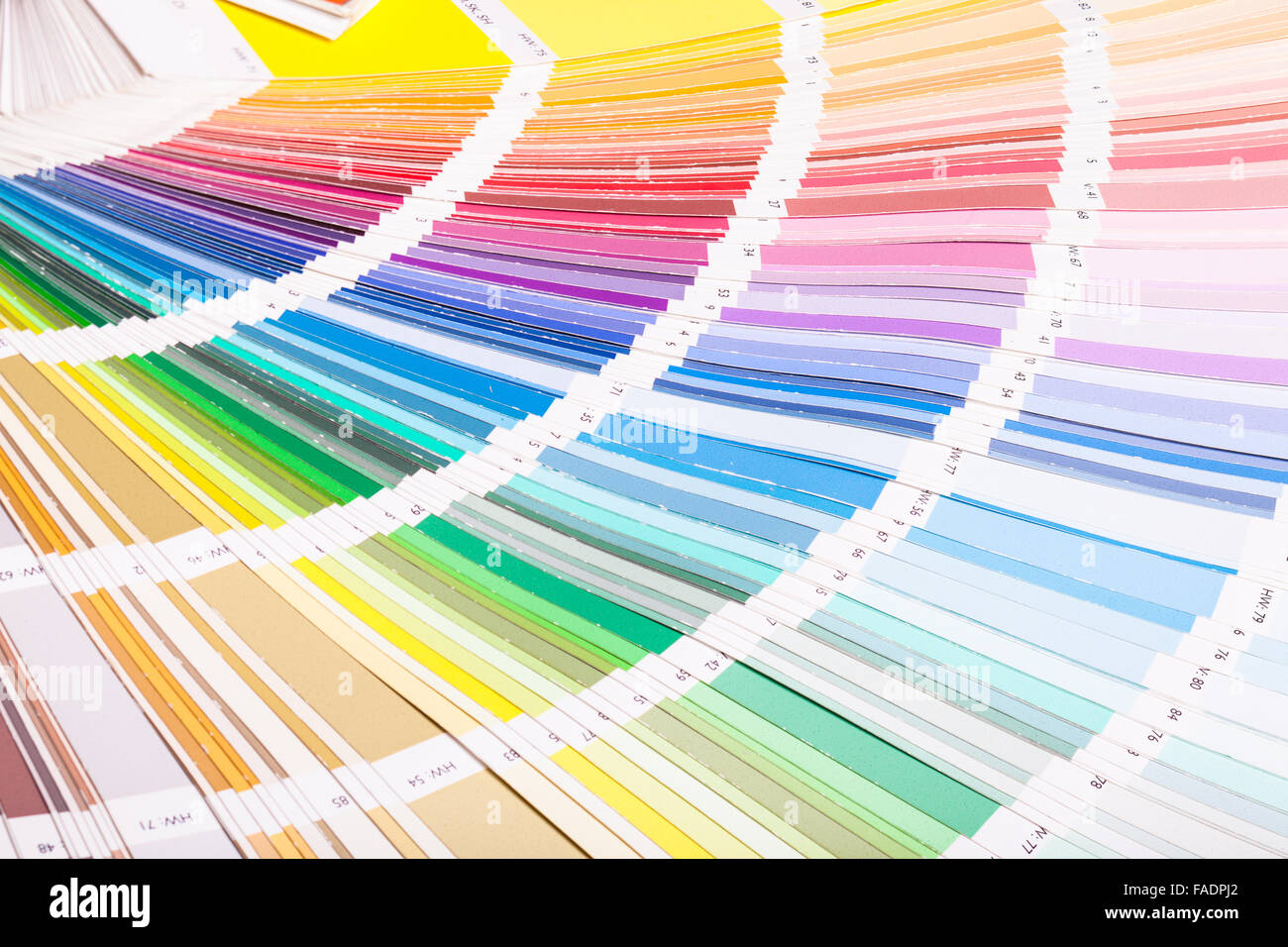 Color palette close up Stock Photo - Alamy