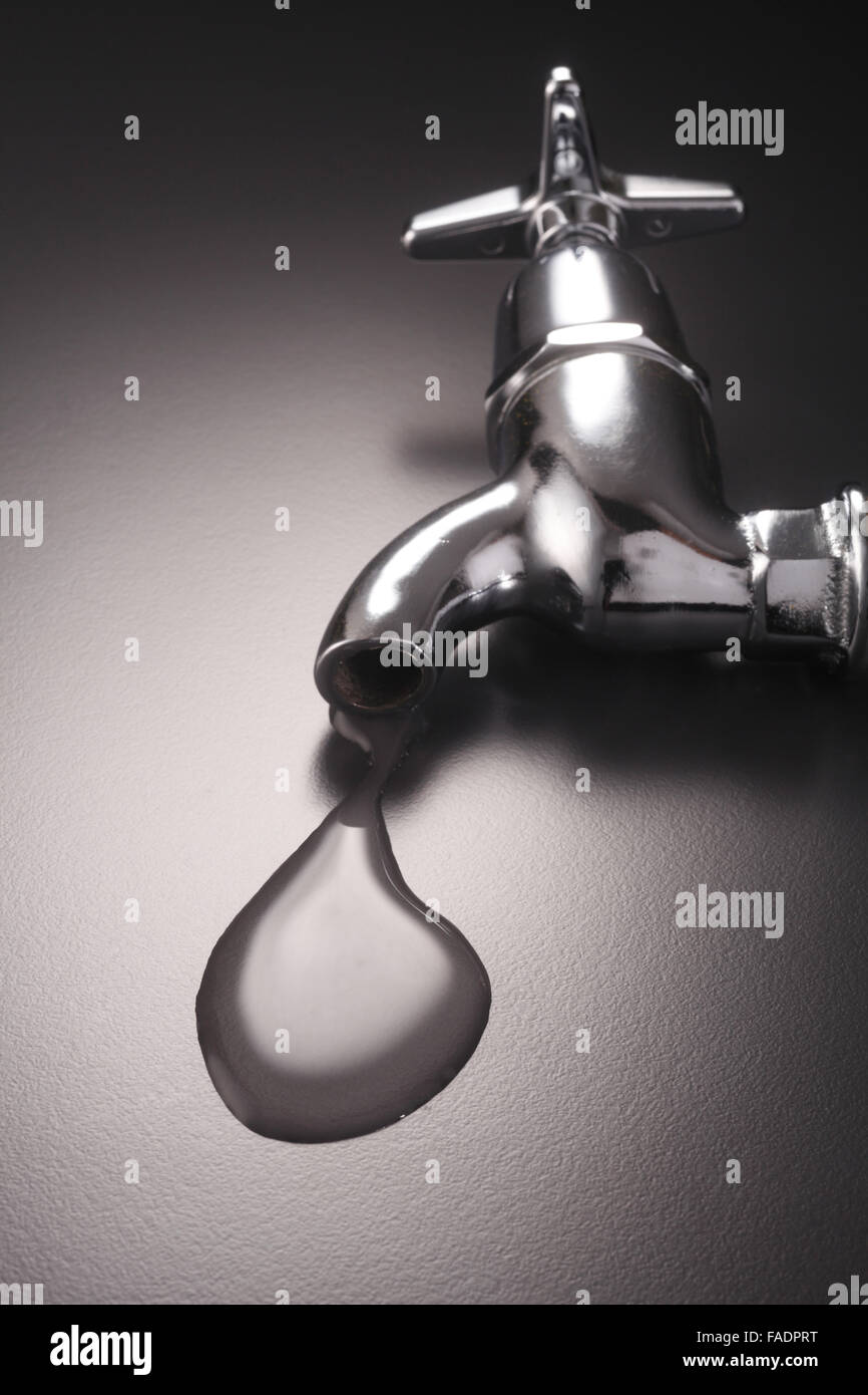 concept shot of the water tap Stock Photo - Alamy