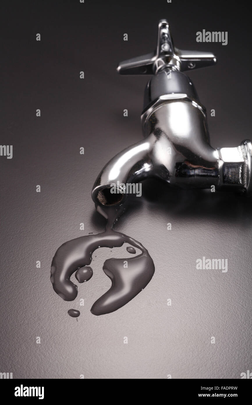 concept shot of the water tap Stock Photo - Alamy