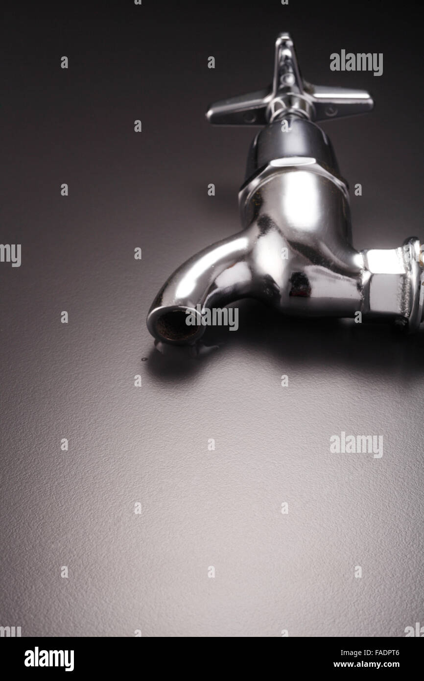 concept shot of the water tap Stock Photo - Alamy