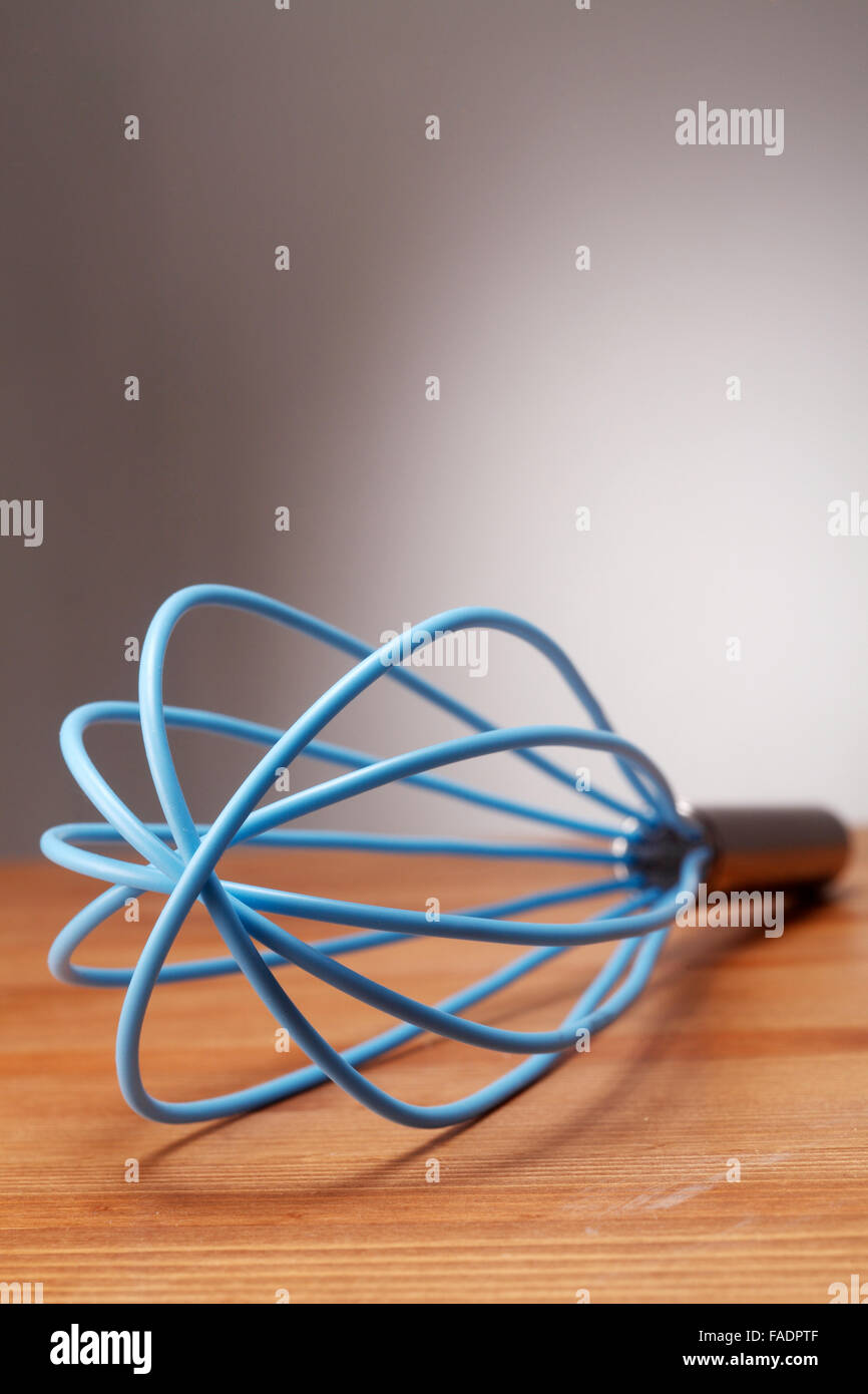 Close up of the blue whisk Stock Photo - Alamy