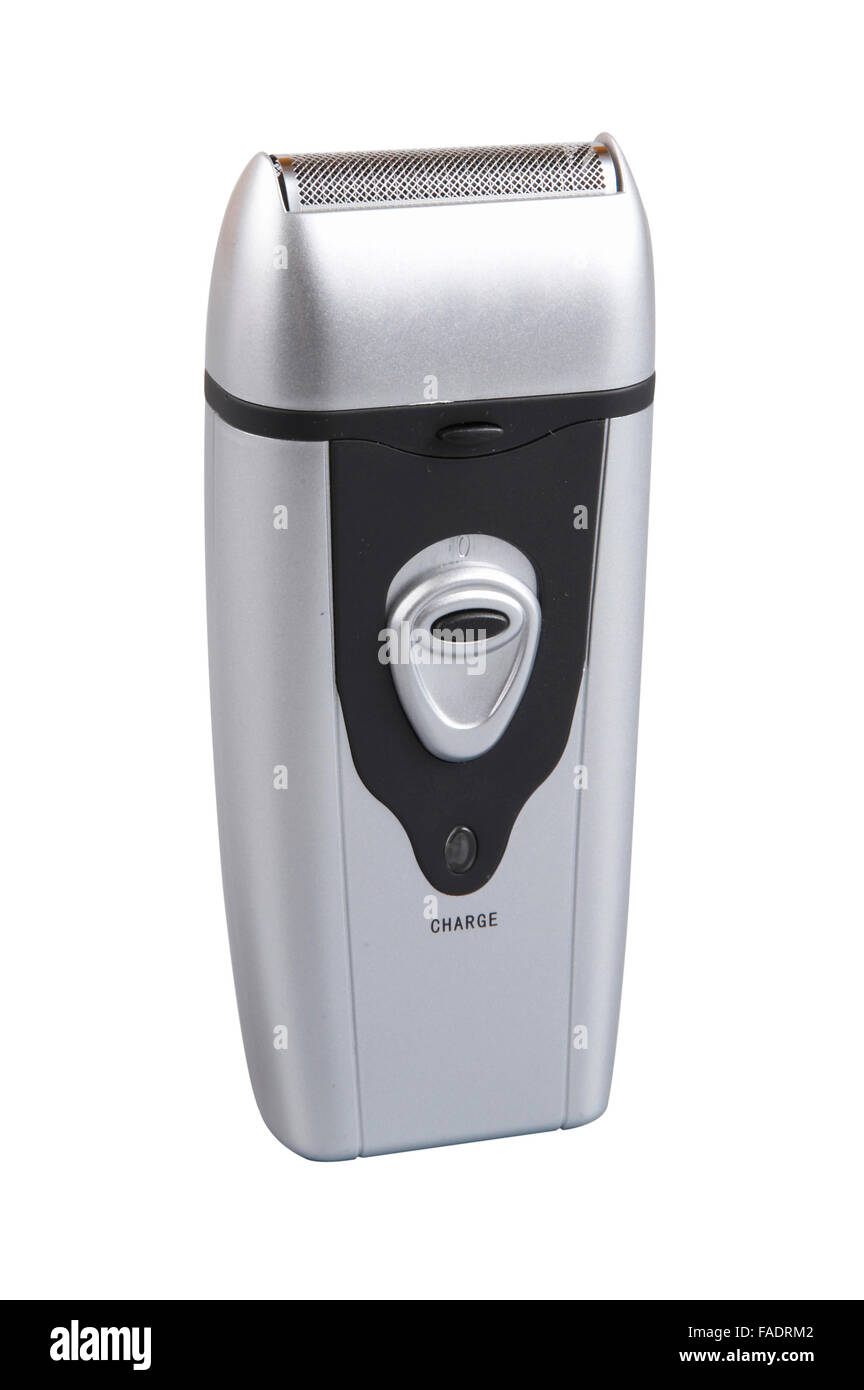 Electric razor with clipping path Stock Photo - Alamy