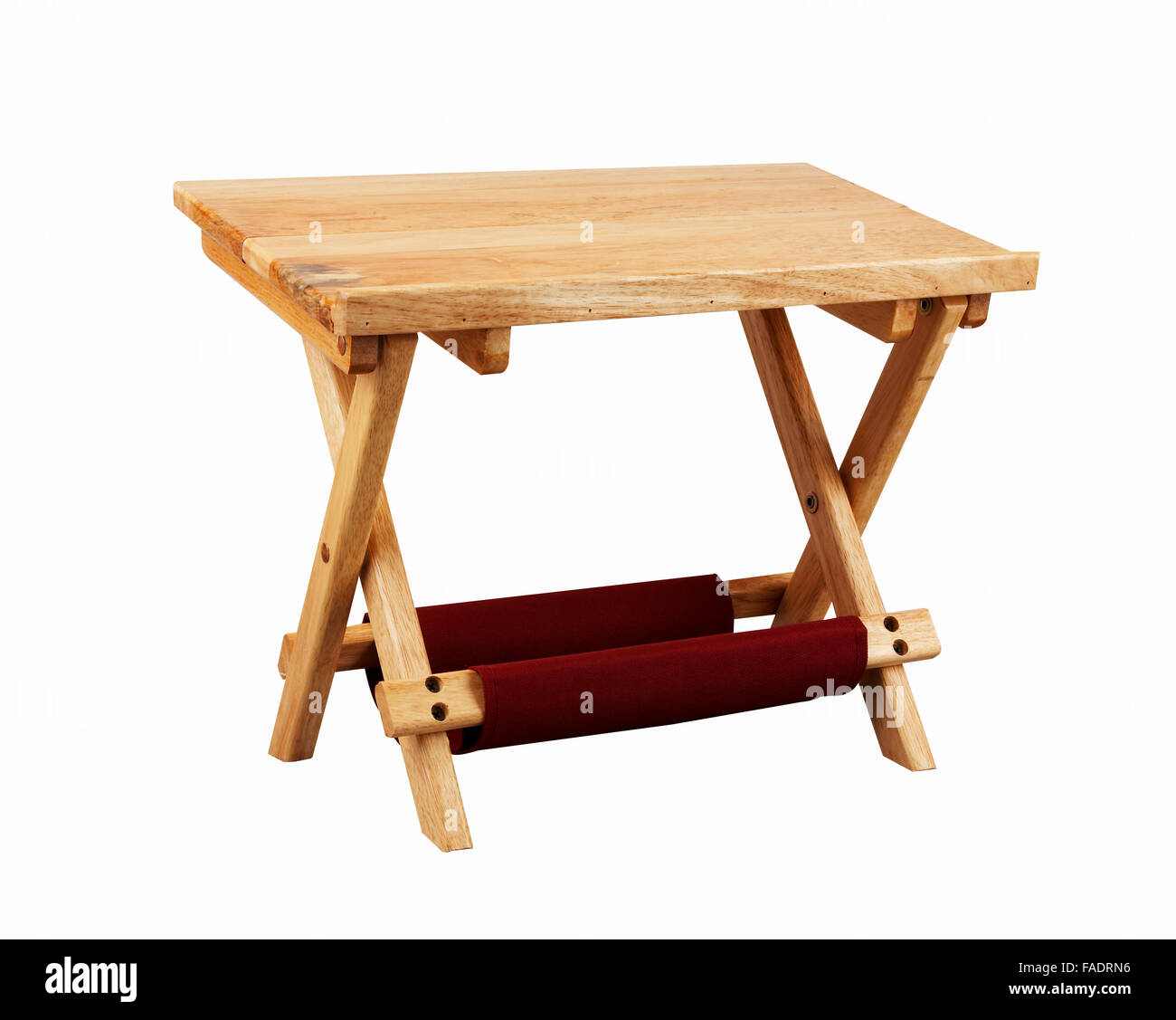 the wooden stool for book Stock Photo - Alamy