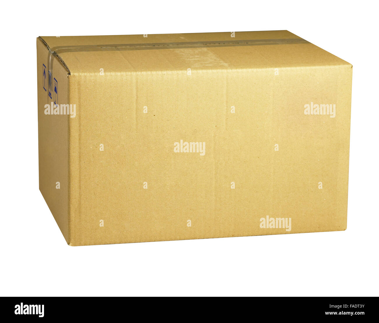 single object of cardboard box Stock Photo - Alamy