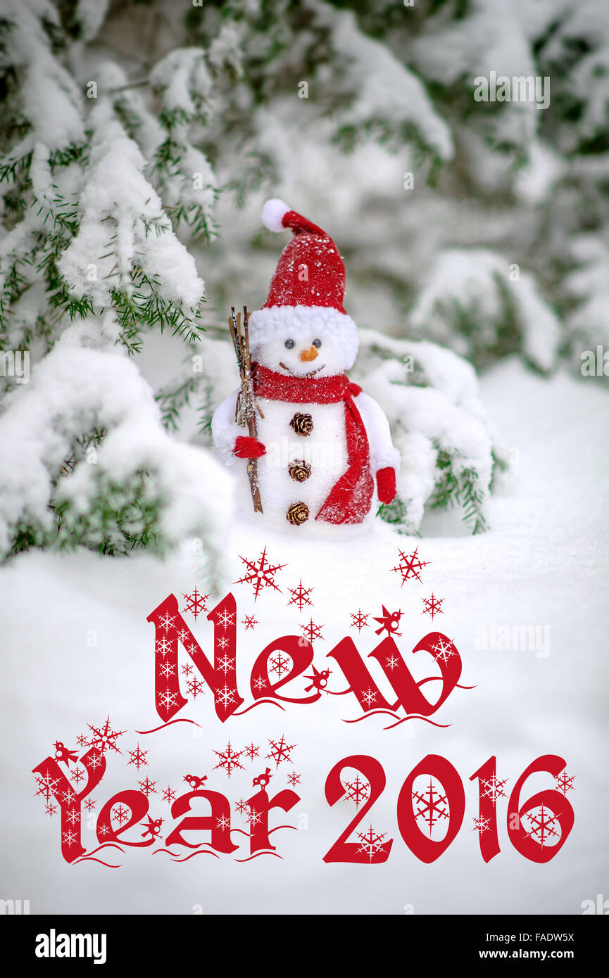 Snowman with gloves hi-res stock photography and images - Alamy