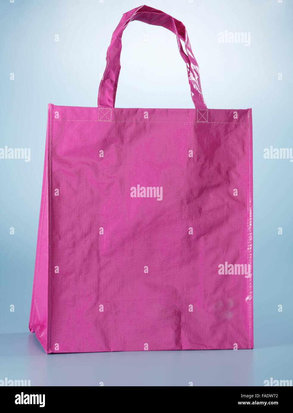 Pink recycle bag on white background Stock Photo - Alamy