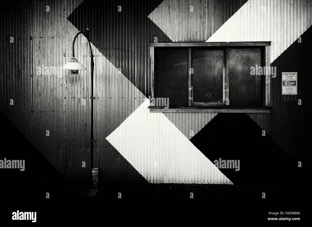 Window and wall Granville Island Vancouver Canada Stock Photo - Alamy