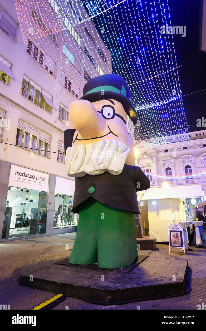 A statue of Profesor Baltazar, a popular cartoon character, in city ...