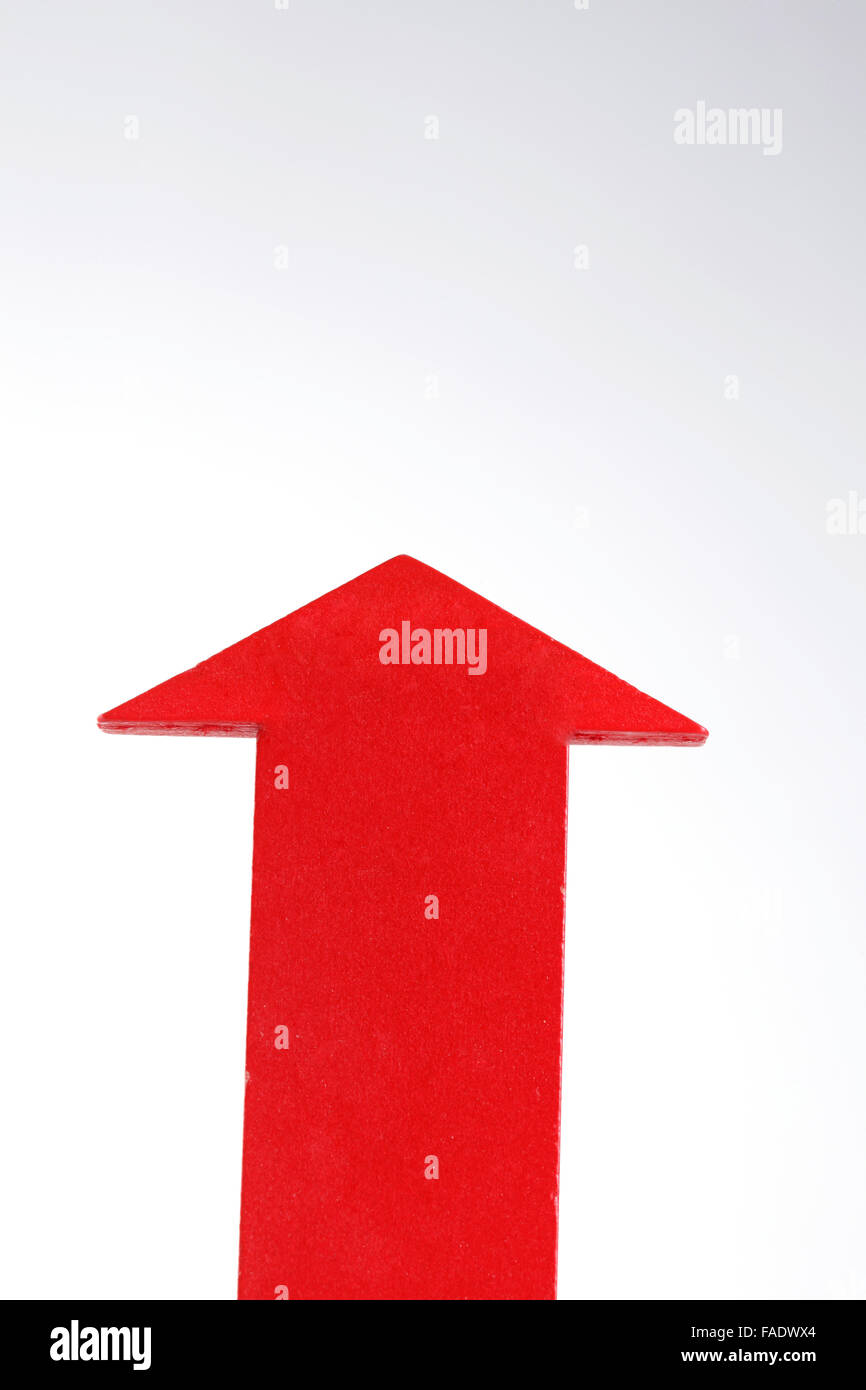 Red arrow pointing hi-res stock photography and images - Alamy