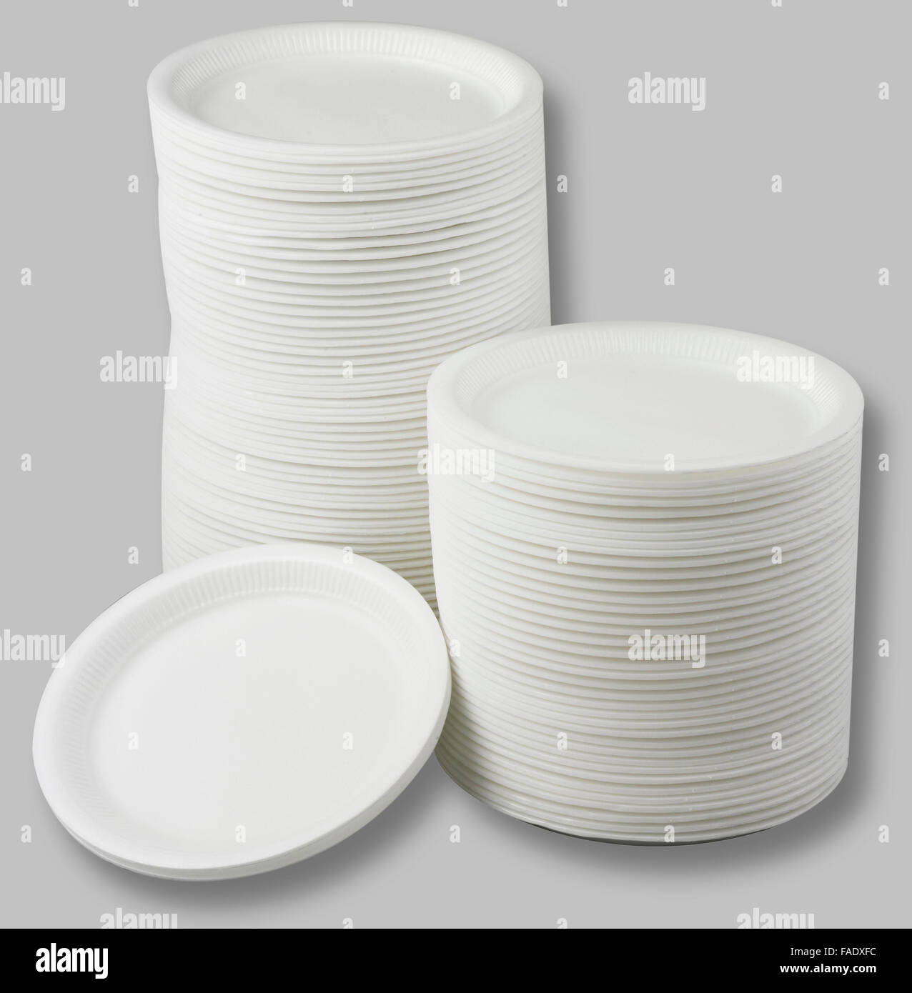Disposable plastic plate with clipping path Stock Photo - Alamy