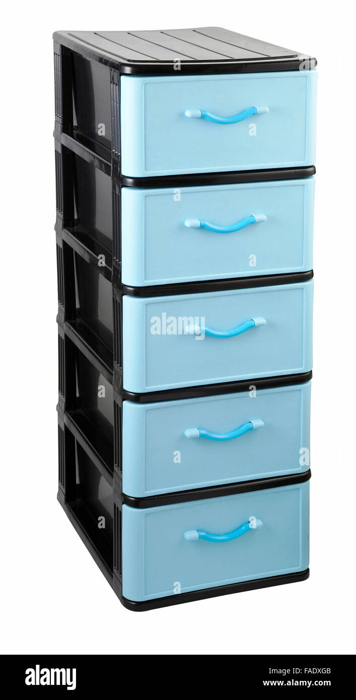 Drawer set with clipping path Stock Photo - Alamy