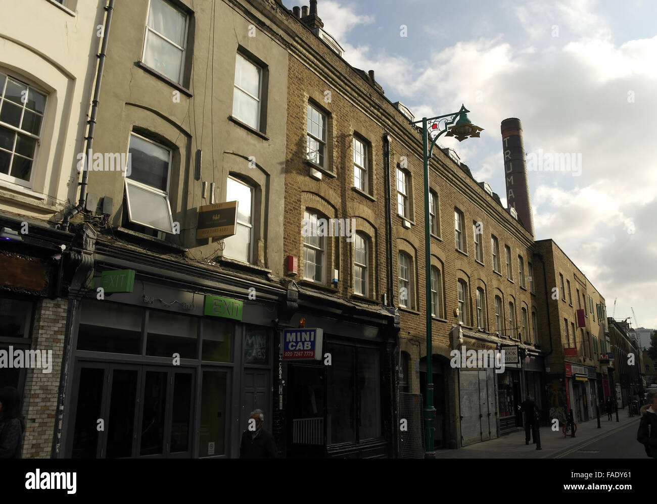 Chimney 1 tall smoke stack rising centre background hi-res stock ...