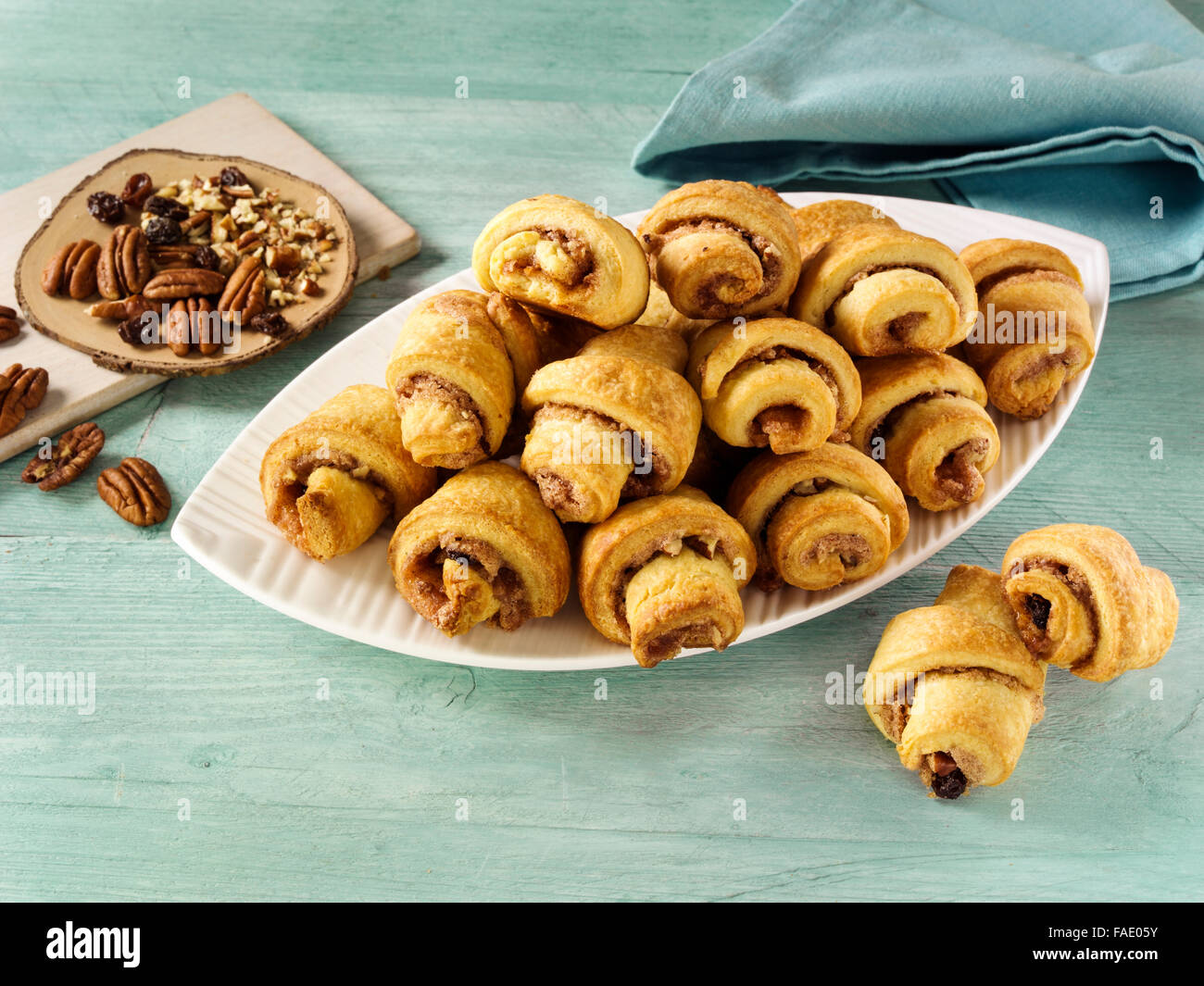 Jewish rugelach crescent shaped cookies hi-res stock photography and ...