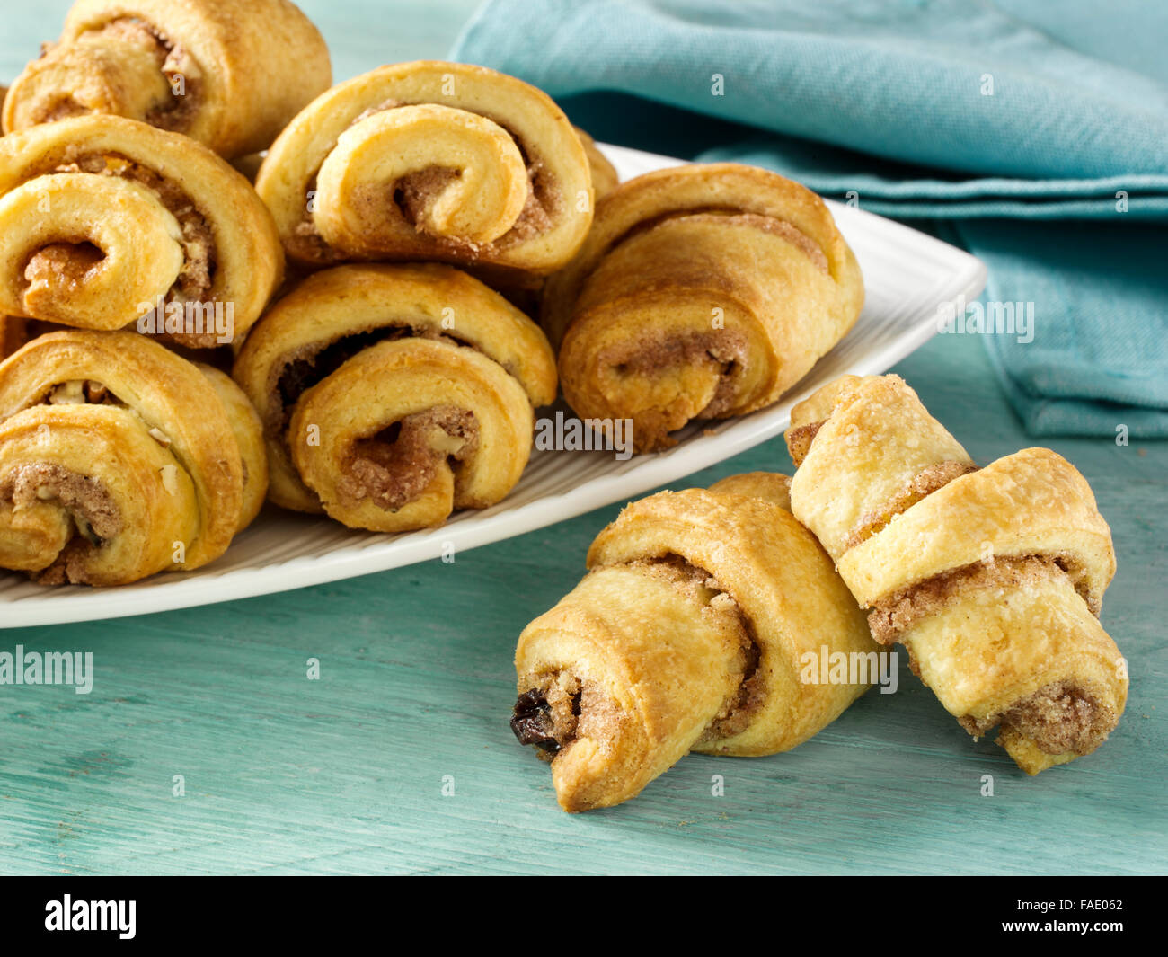 Jewish rugelach crescent shaped cookies hi-res stock photography and ...
