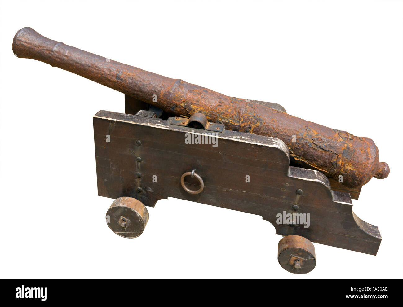 Old gun, isolated on white Stock Photo - Alamy