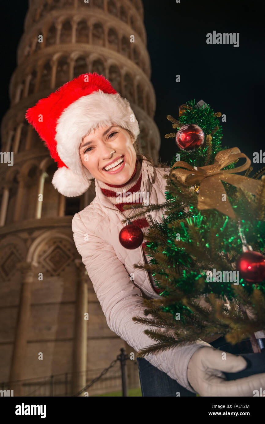 The iconic Italian architecture adds style to the Christmas celebration ...