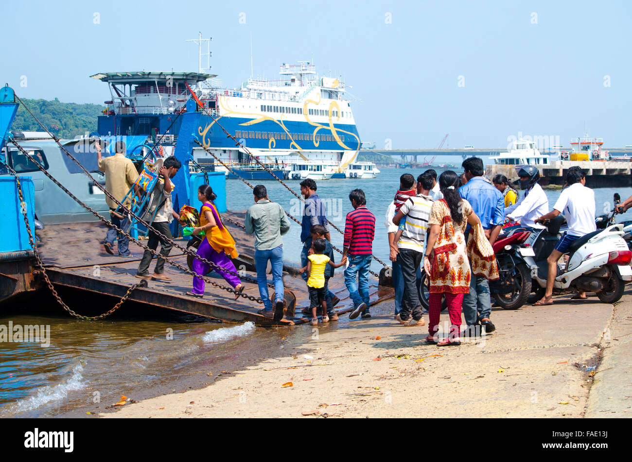 water transport the ferry for passengers and freights,people,the ferry ...
