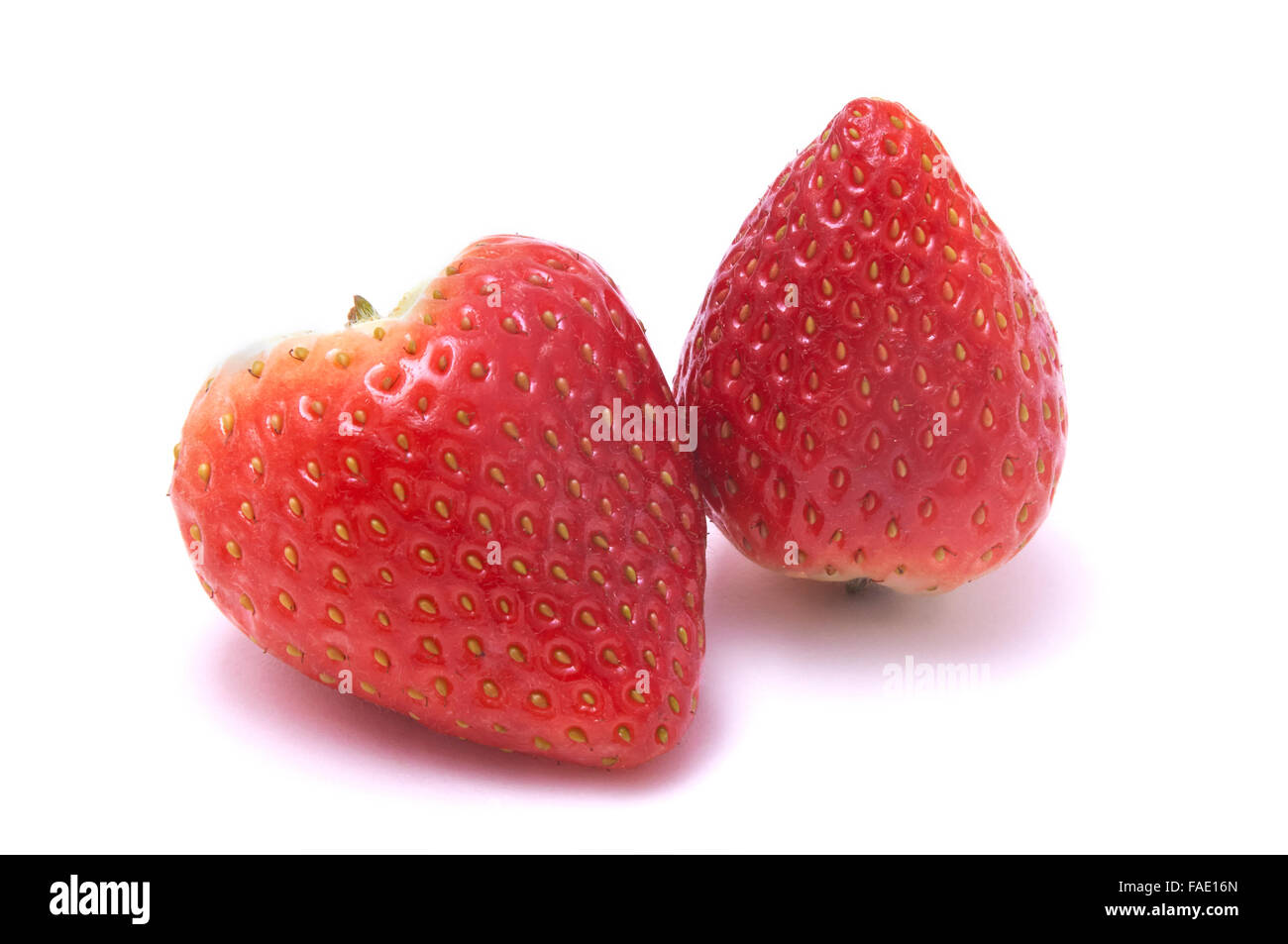 Strawberry without stalk Stock Photo - Alamy