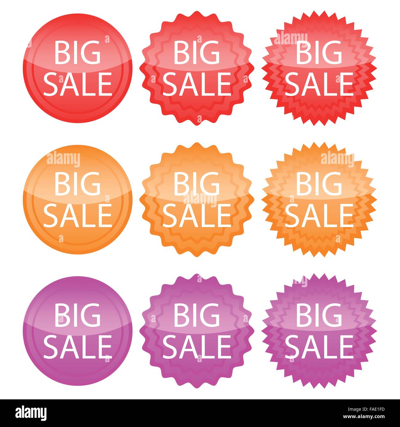vector illustration banner big discounts Stock Vector Image & Art - Alamy