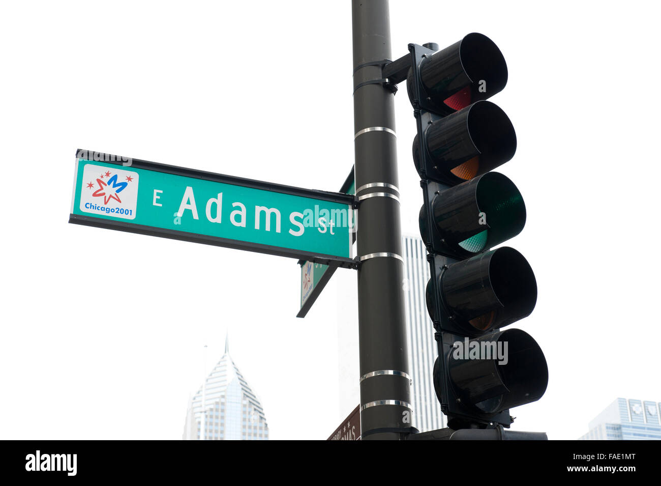Adams street in chicago usa hi-res stock photography and images - Alamy