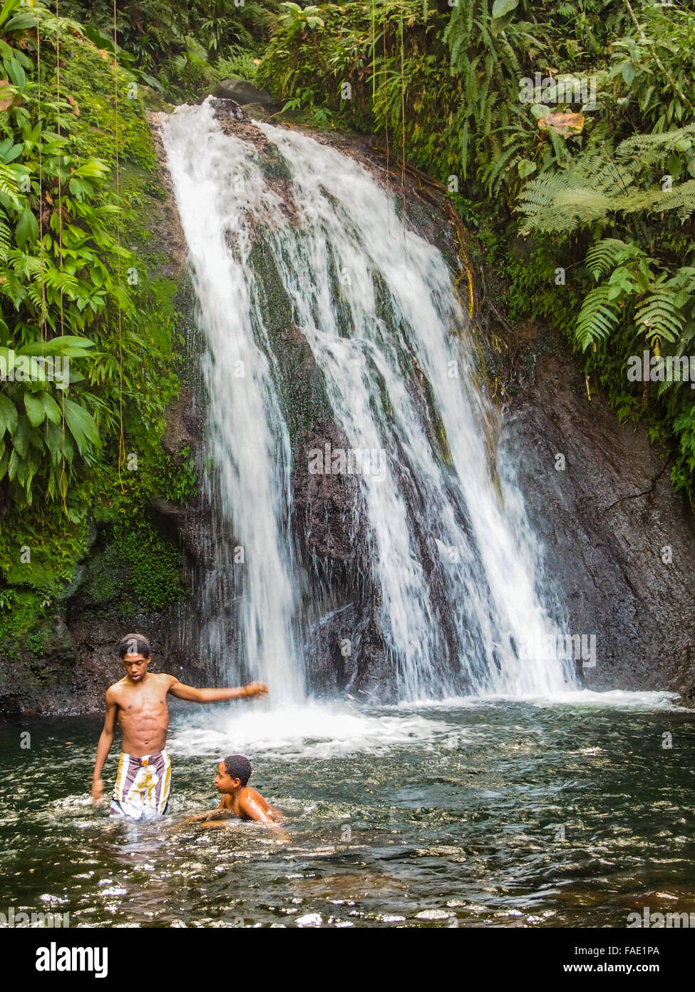 Basse terre guadeloupe waterfall hi-res stock photography and images ...