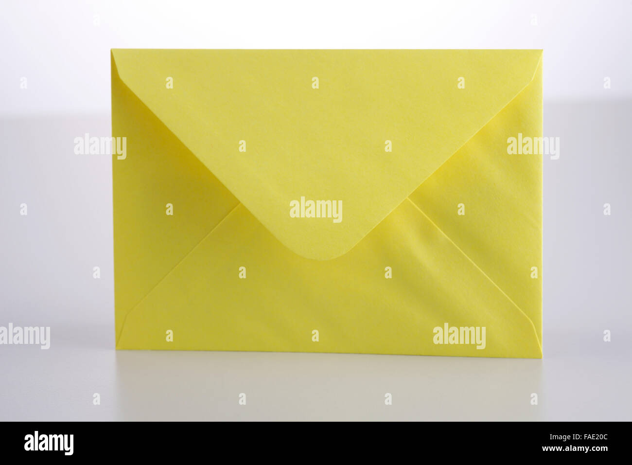 Back of a white envelope Stock Photo - Alamy