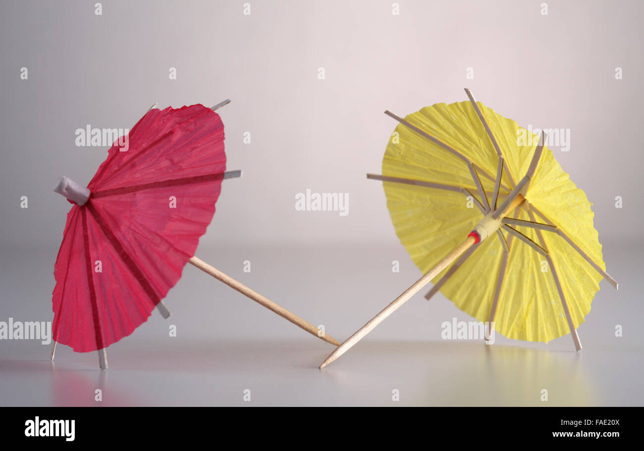 the small decorative umbrella Stock Photo - Alamy