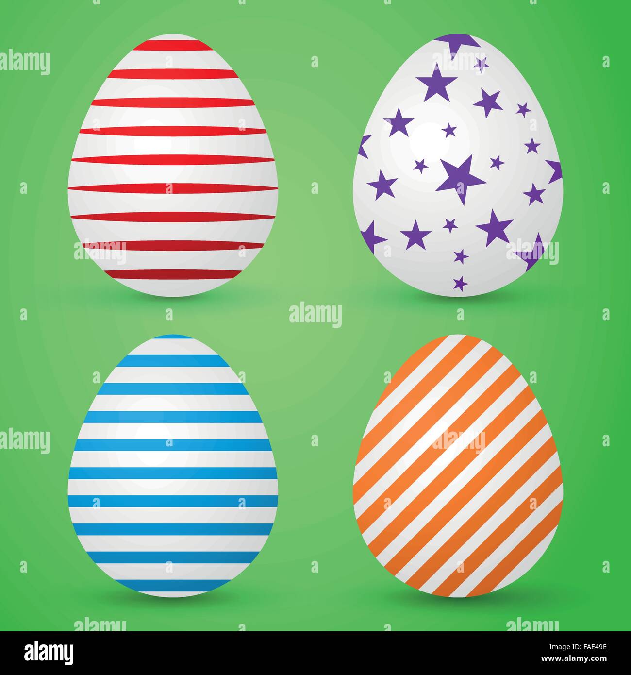 Vector illustration background colored eggs Stock Vector Image & Art ...