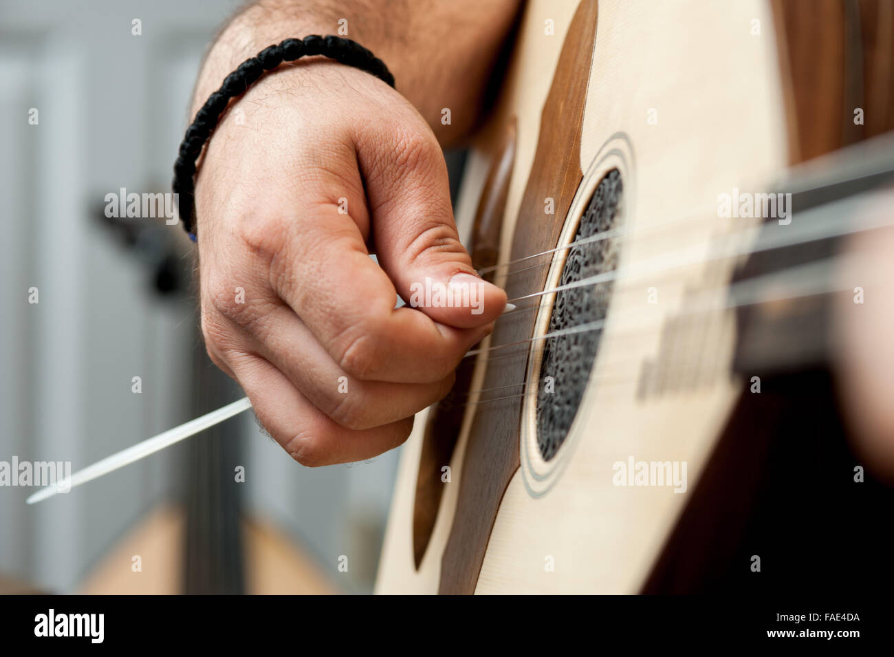 Man playing Greek Lute Stock Photo - Alamy