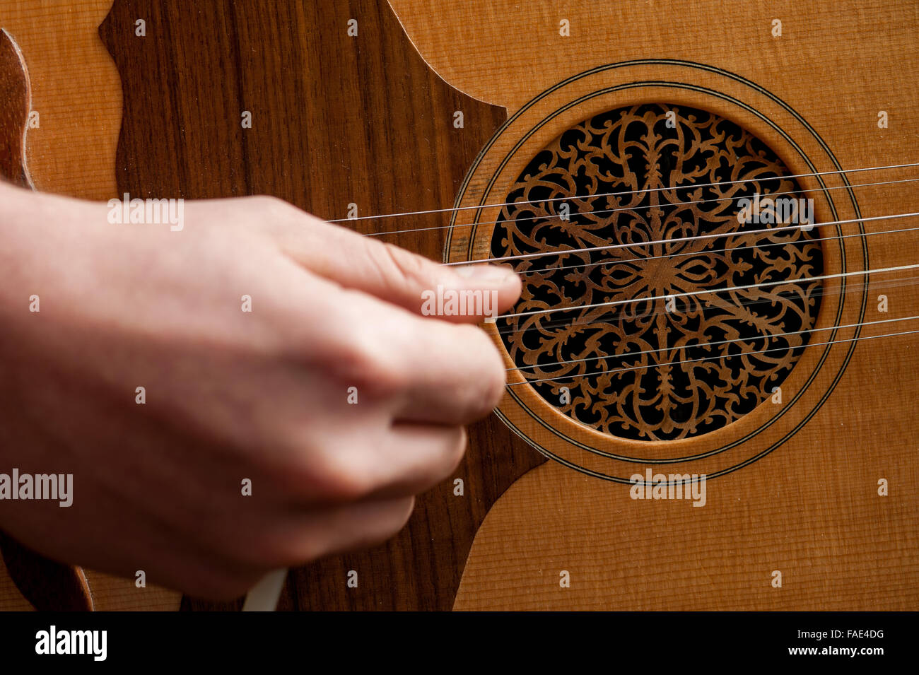 Man playing Greek Lute Stock Photo - Alamy