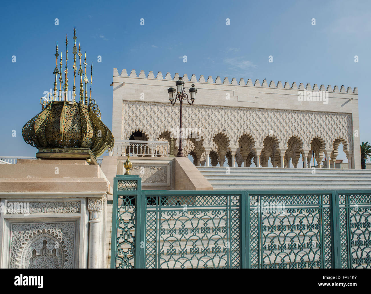 Mausoleum of Mohammed V (Mohamed Ben Yusef) and Hassan II Cntains tombs ...
