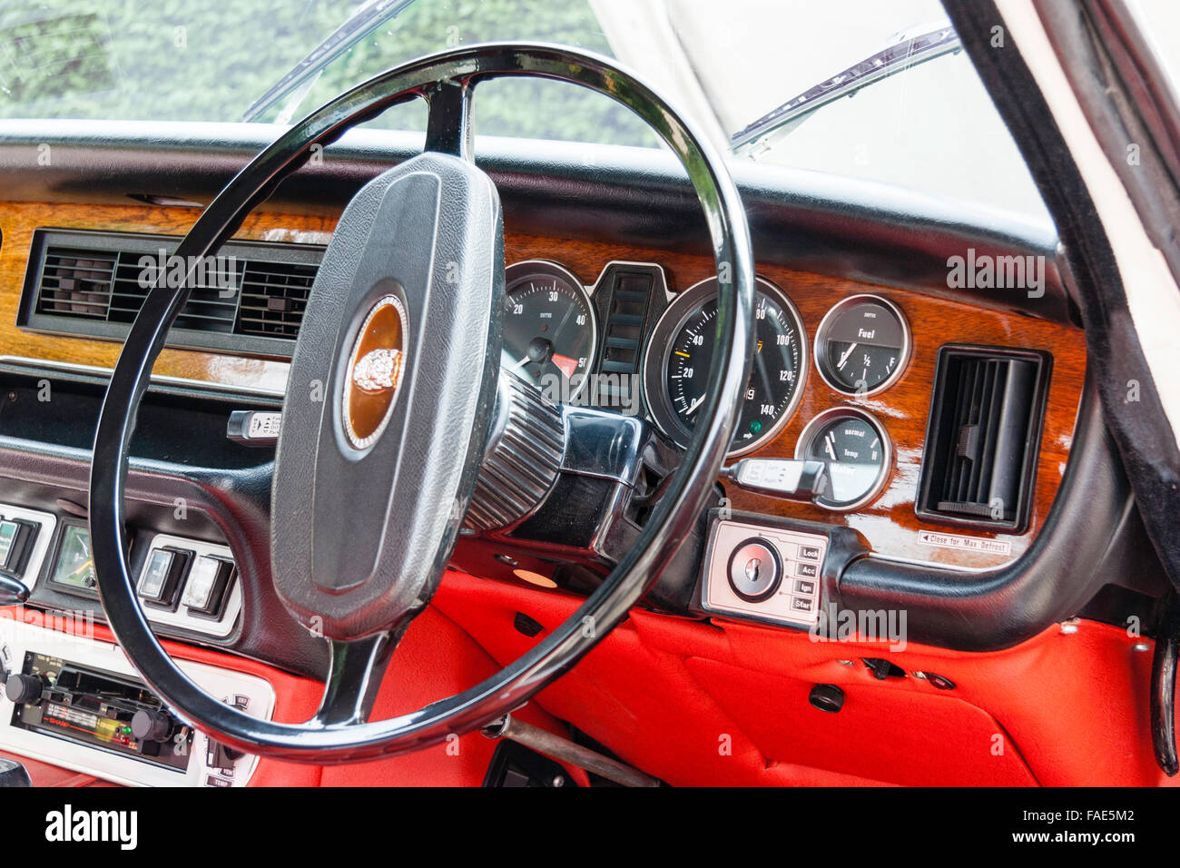 Vintage jaguar dashboard High Resolution Stock Photography and Images ...