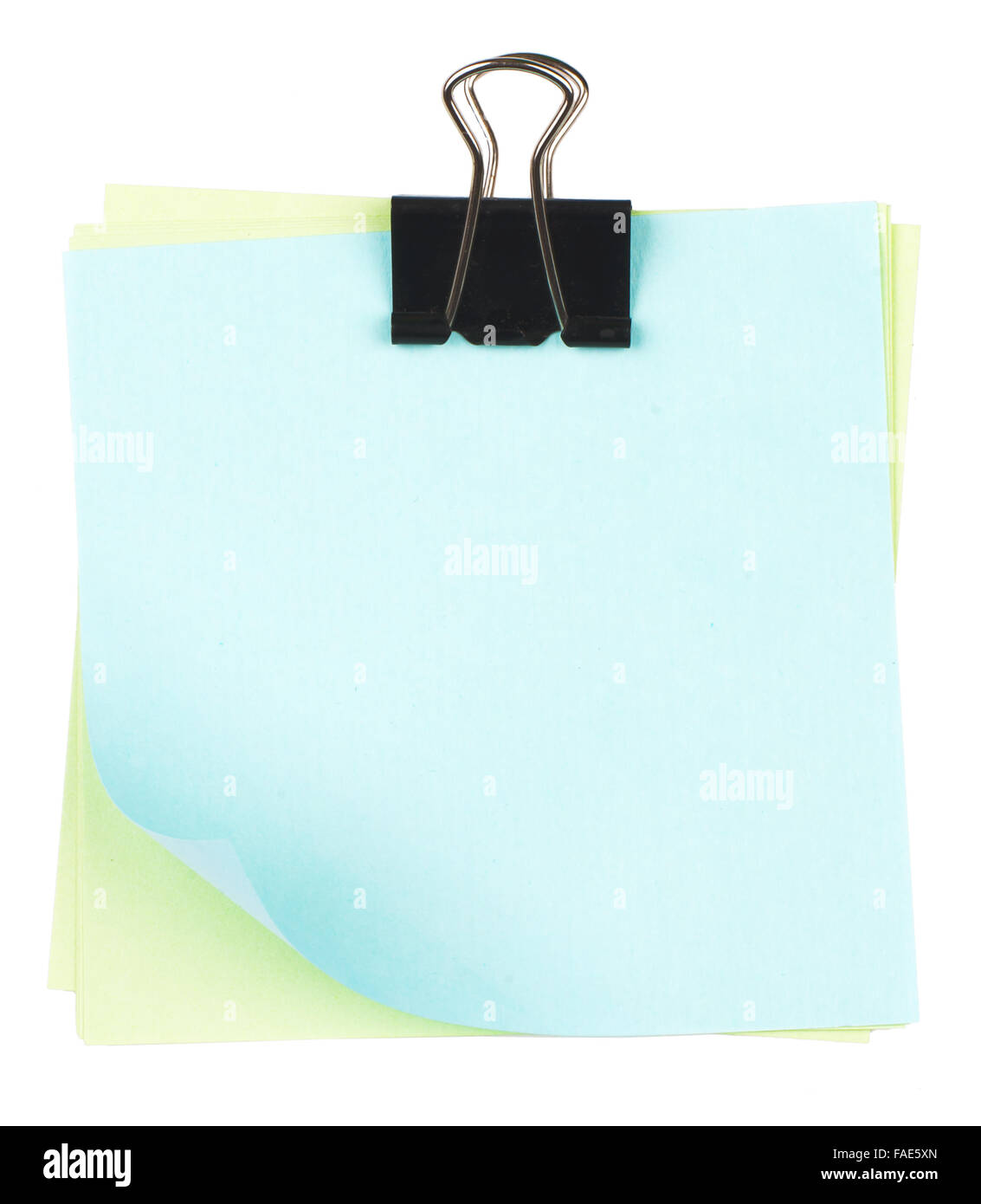 Clip and colorful notes Stock Photo - Alamy