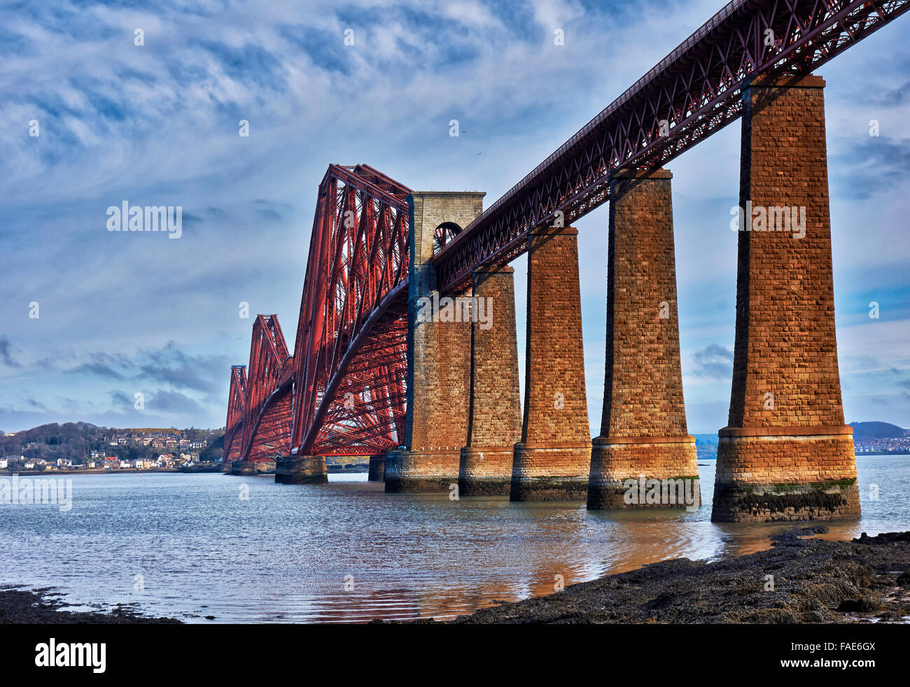 Forth Bridge is a cantilever railway bridge over the Firth of Forth ...