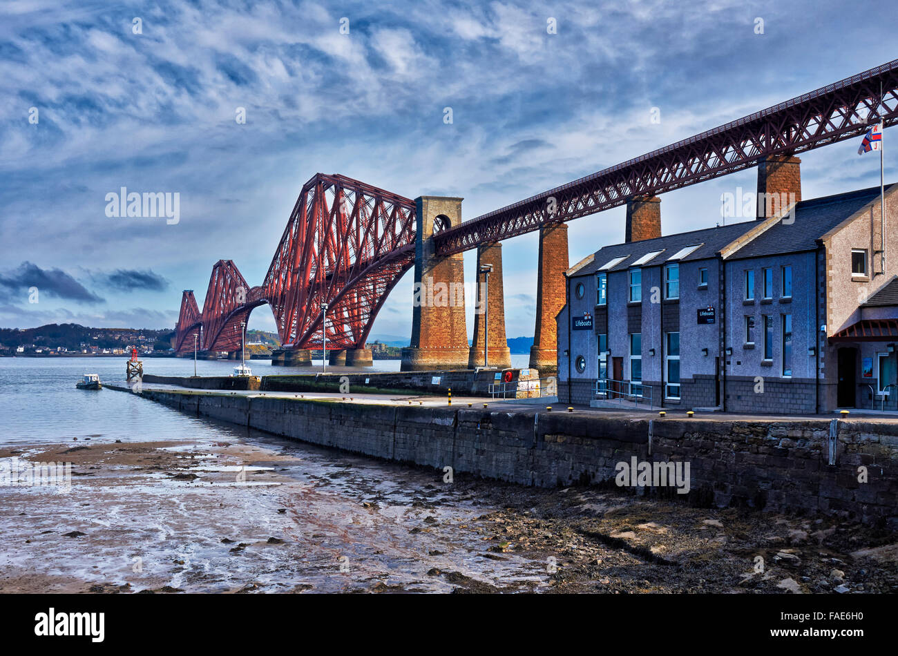 Forth Bridge is a cantilever railway bridge over the Firth of Forth ...