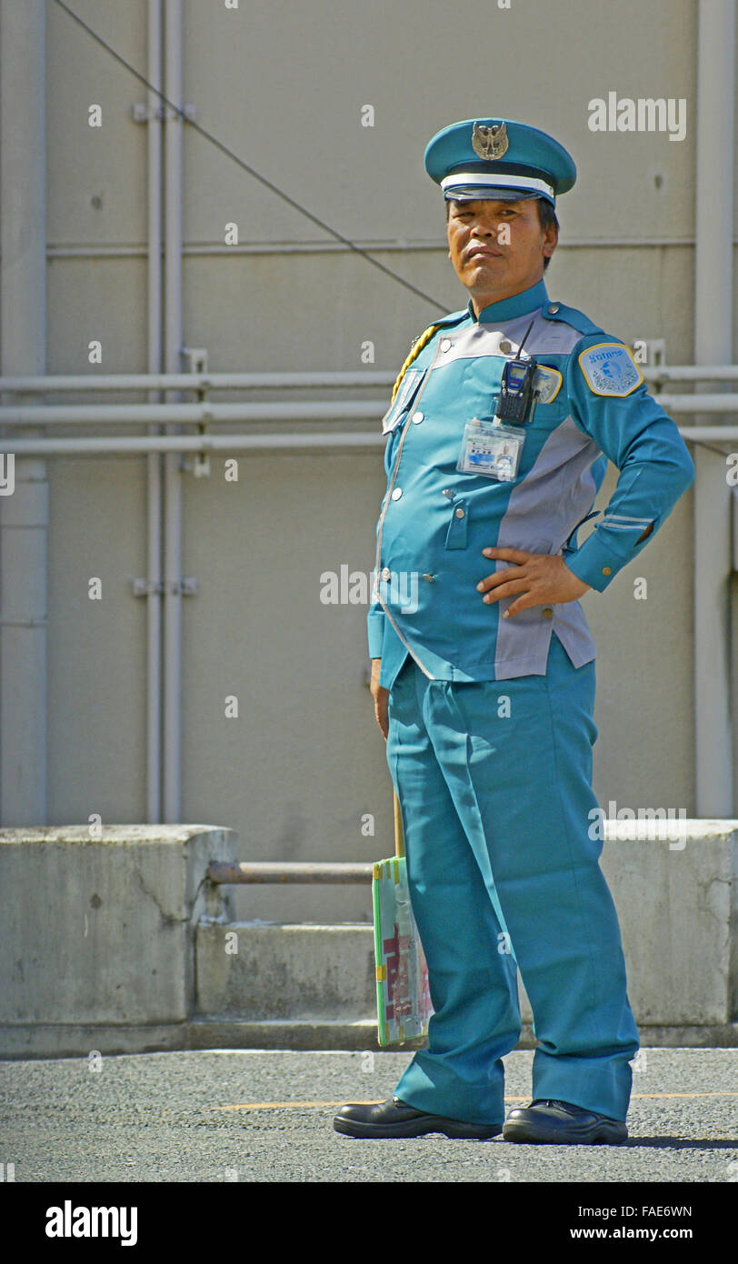 Japanese security guard hi-res stock photography and images - Alamy