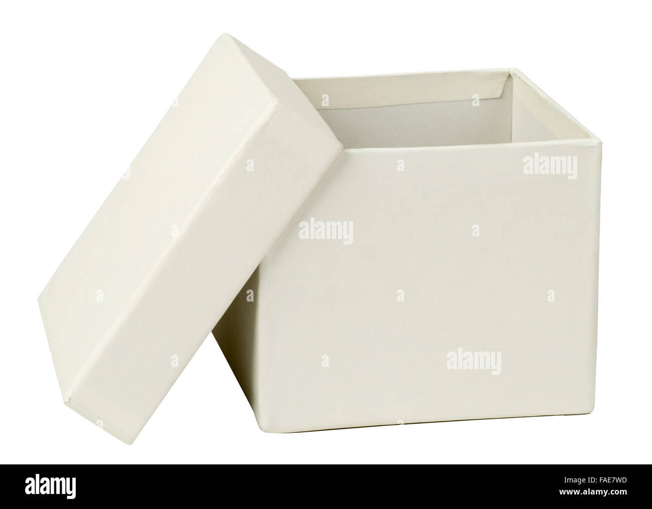Open white box Stock Photo - Alamy